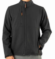 SOFTSHELL QUEBEC LOBO HOMBRE NEGRO T/L - Ancar - Ropa Publicitaria y Bordados